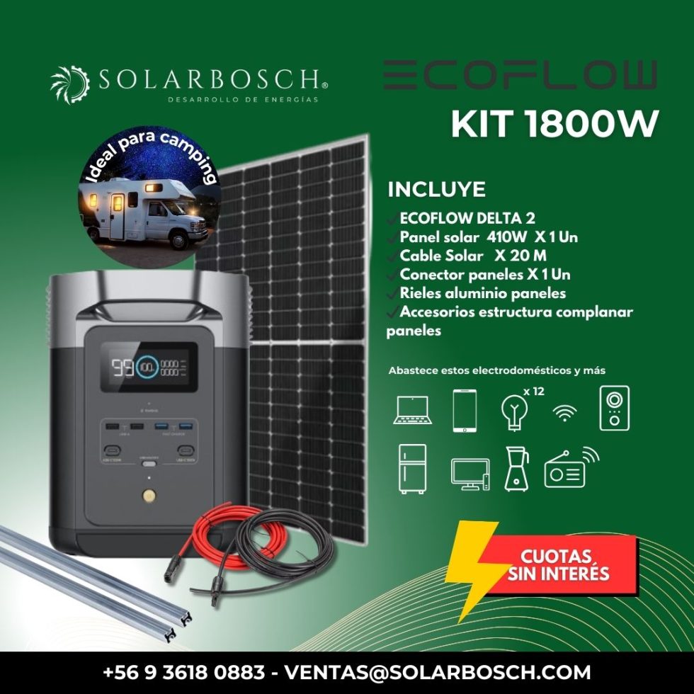 Ecoflow Delta 2 - Solar Bosch